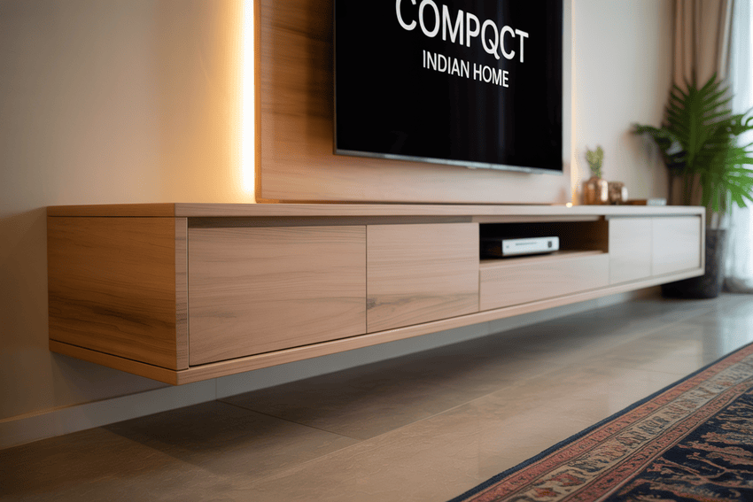 Compact TV Unit Design for Indian Homes