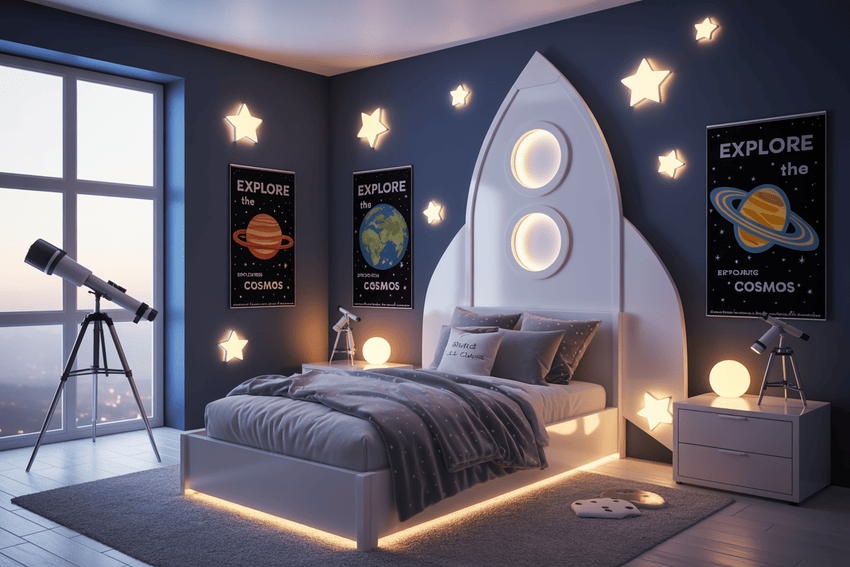 Kids’ Bedroom #2 - Space Explorer's Quarters