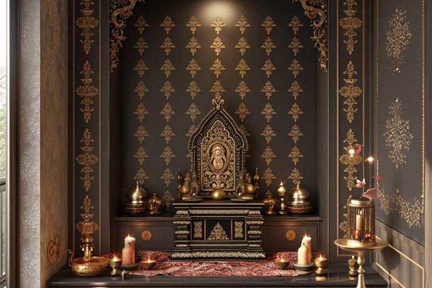Exquisite Pooja Room Designs for Homes in Hyderabad