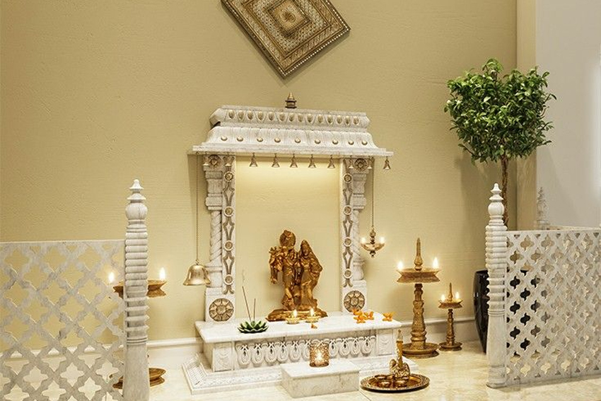 Exquisite Pooja Room Designs for Homes in Hyderabad