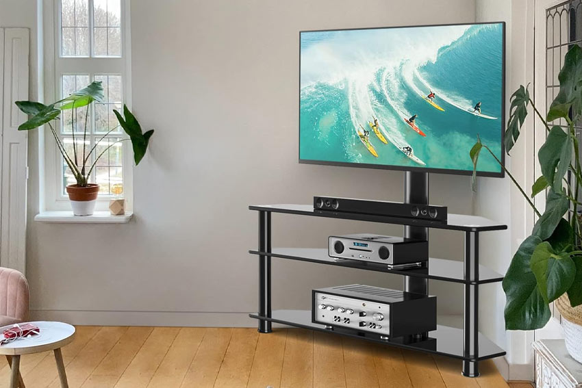 Guide to Rotating TV Stand Design Ideas for Homes - Decorpot